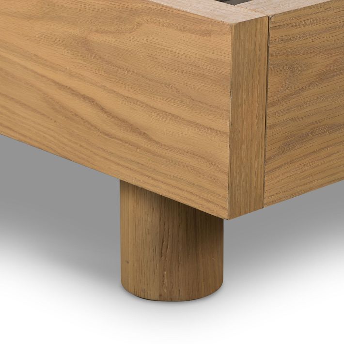Solid Wood Post Legs Bed | West Elm