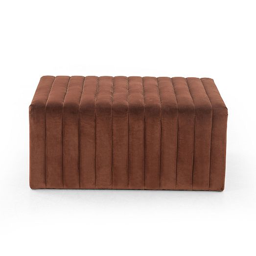 Complete Channeled Ottoman (21"–36") | West Elm