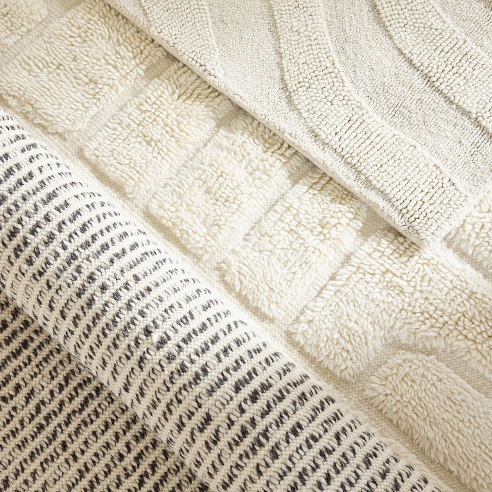 Cozy Striped Wool Rug | West Elm