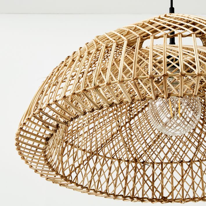 Wicker Dome Pendant (28") | West Elm