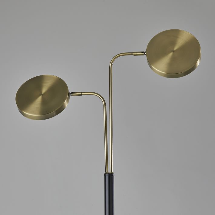2-Light LED Floor Lamp | West Elm