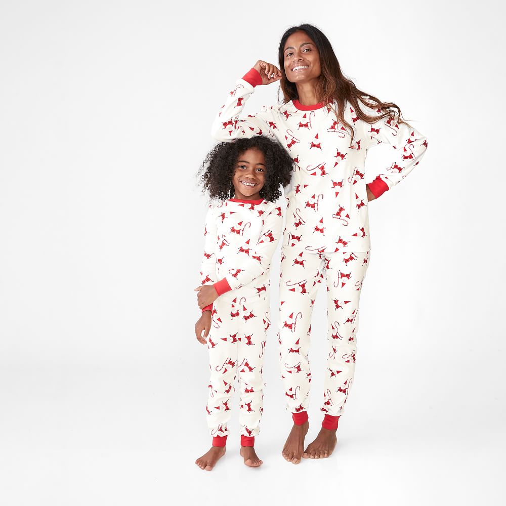 Smiley Santa Pajamas - Adult | West Elm