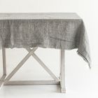 Creative Women Stone Washed Linen Tablecloth Collection | West Elm