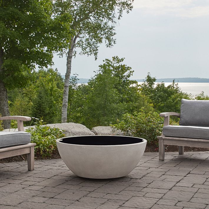 Round Outdoor Fire Table Burner Lid (38") | West Elm