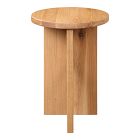 Angled Base Wood Side Table (14") | West Elm