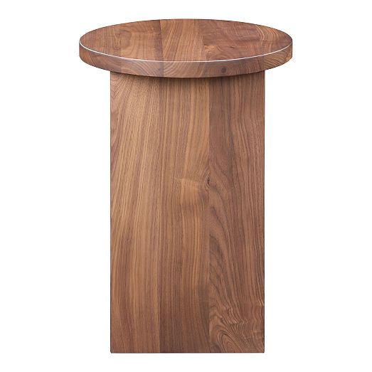 Angled Base Wood Side Table (14") | West Elm