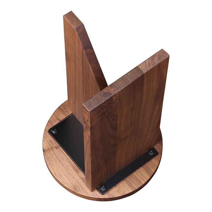 Angled Base Wood Side Table (14") | West Elm