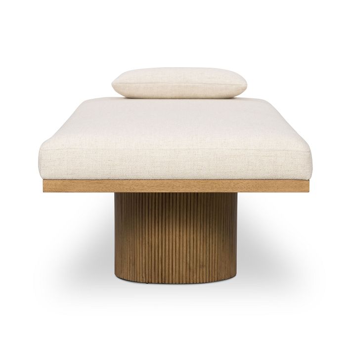 Fluted Base Chaise (73") | West Elm