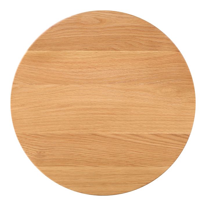 Angled Base Wood Side Table (14") | West Elm