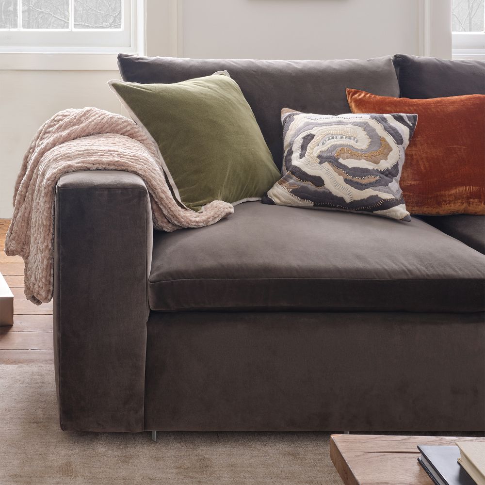 Harmony Modular 2-Piece Double Chaise Sectional (139") | West Elm