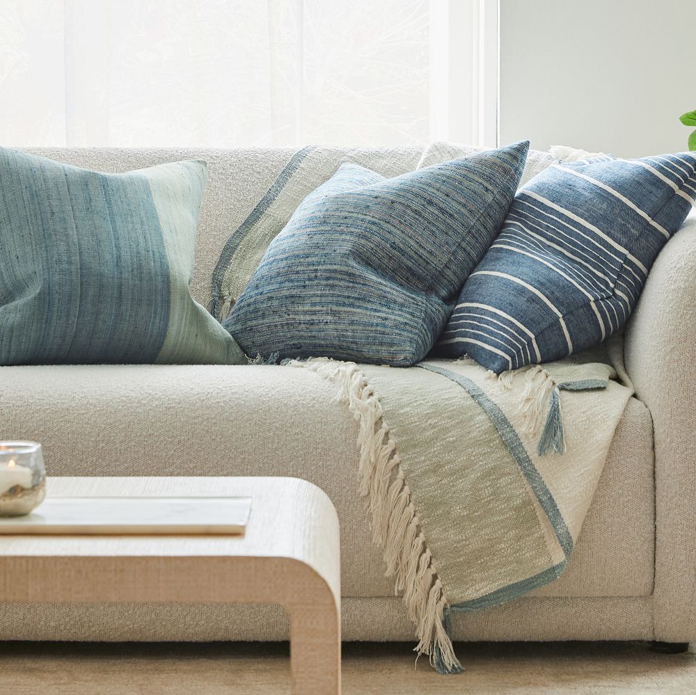Shiny Silk Pillow Cover | West Elm