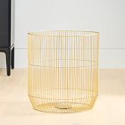 Fine Line Metal Round Baskets | West Elm