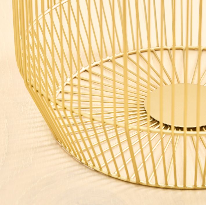 Fine Line Metal Round Baskets | West Elm