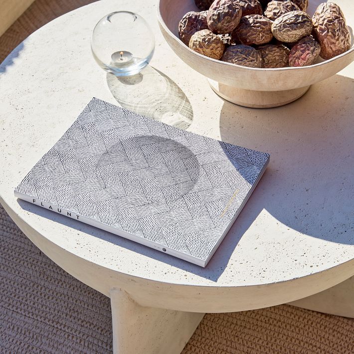 Monti Lava Stone Coffee Table | Modern Living Room Furniture | West Elm