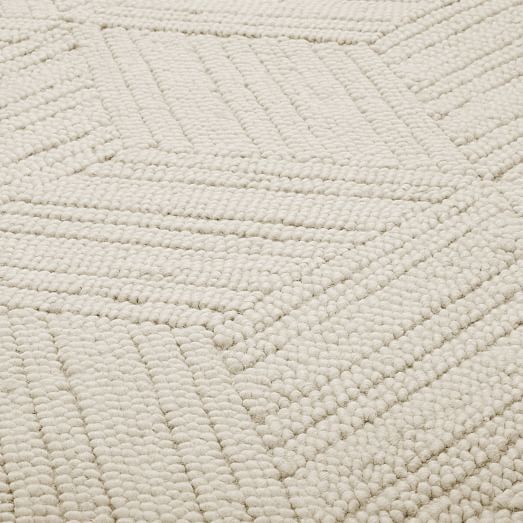 Textured Hexagon Rug | West Elm