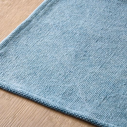 Textured Canvas Cotton Placemat Sets | West Elm