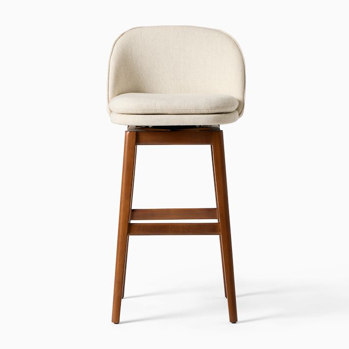 Wayne Swivel Armless Bar & Counter Stools | West Elm