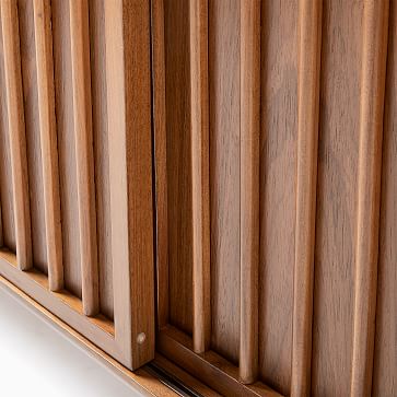 Slatted Shallow Media Console (48") | West Elm