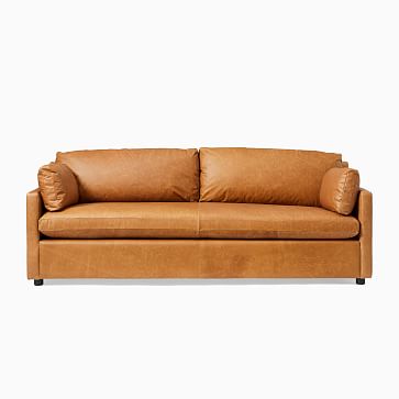 Marin Leather Sofa (86"–94") | West Elm