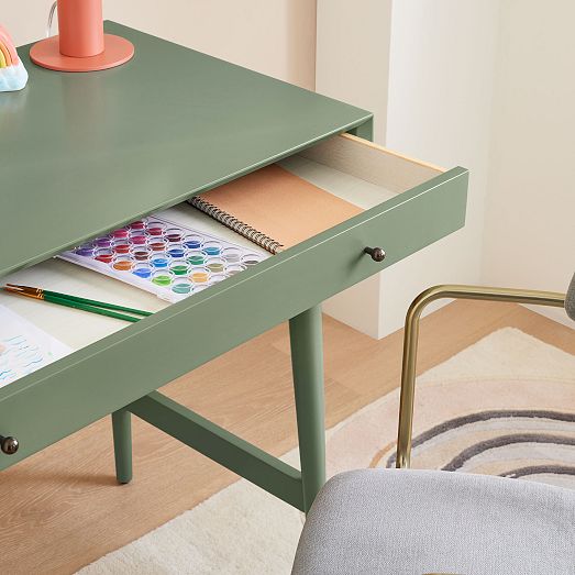 Mid-Century Kids Mini Desk (36") | West Elm