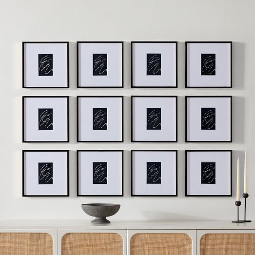 Multi-Mat Gallery Frames - 12x12 | West Elm