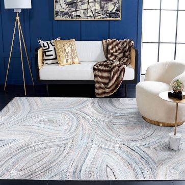 Abstract Swirl Rug | West Elm