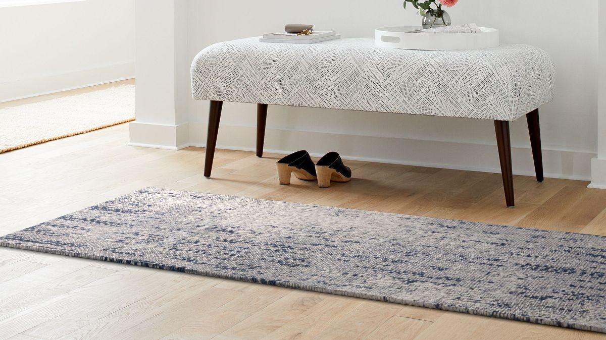 Distressed Foliage Rug | West Elm