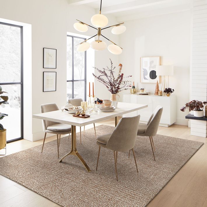 Striated Dots Rug | West Elm