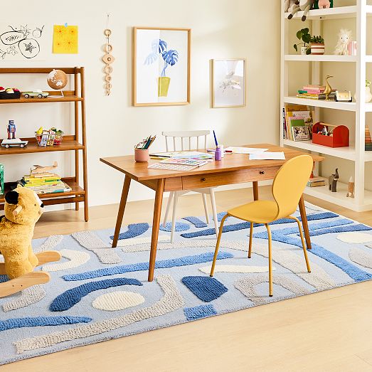 Modern Shapes Shag Rug | West Elm