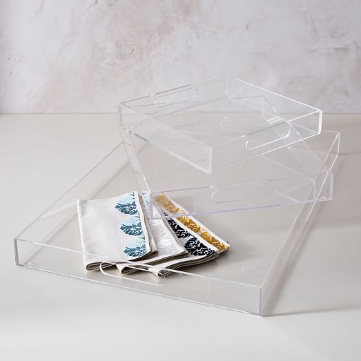 Acrylic Serving Trays | West Elm