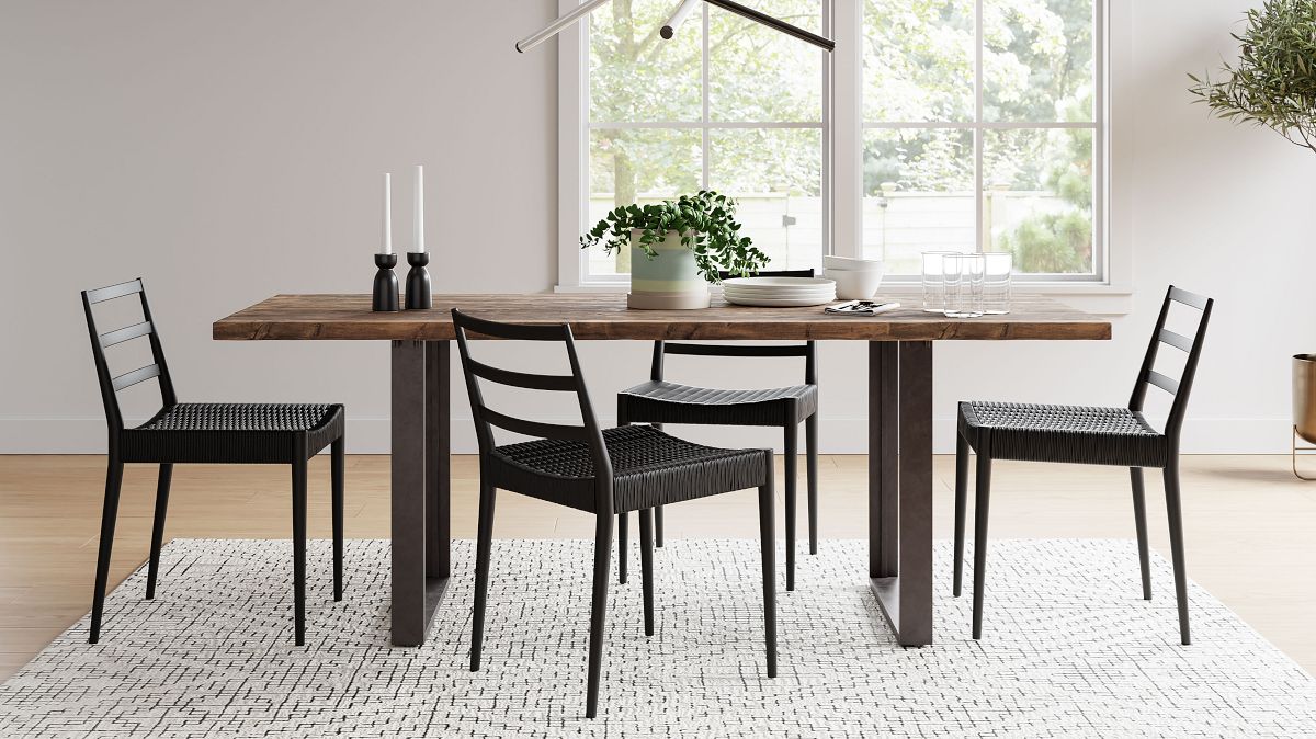 Tompkins Industrial Dining Table (74", 94") | West Elm