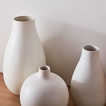 Oversized Pure White Ceramic Collection | West Elm