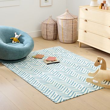 Wander & Roam Reversible Dash & Diamond Playmat | West Elm