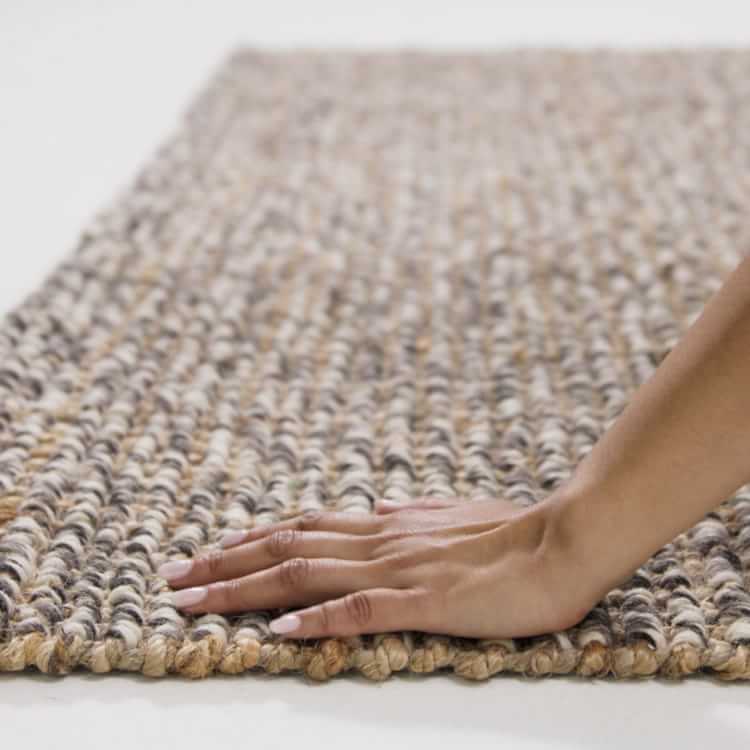 Textured Weave Wool & Jute Rug | West Elm