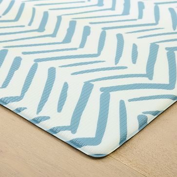 Wander & Roam Reversible Dash & Diamond Playmat | West Elm