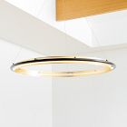 Perforated Single LED Chandelier (35") | West Elm