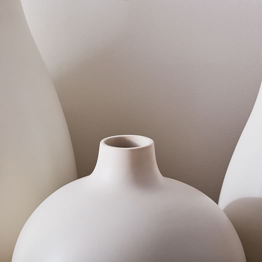 Oversized Pure White Ceramic Collection | West Elm
