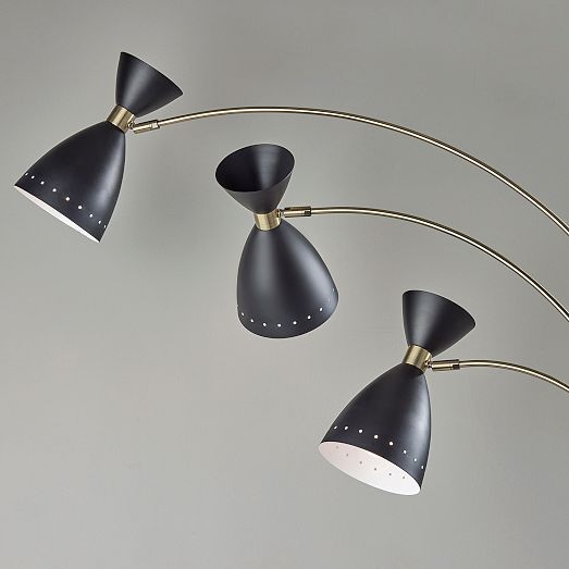 Oscar 3-Arm Arc Lamp | Modern Living Room Furniture | West Elm