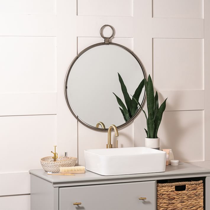 Suzette Round Loop Mirror | West Elm