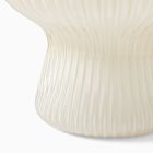 Ribbed Glass Table Lamp | Modern Light Fixtures | West Elm