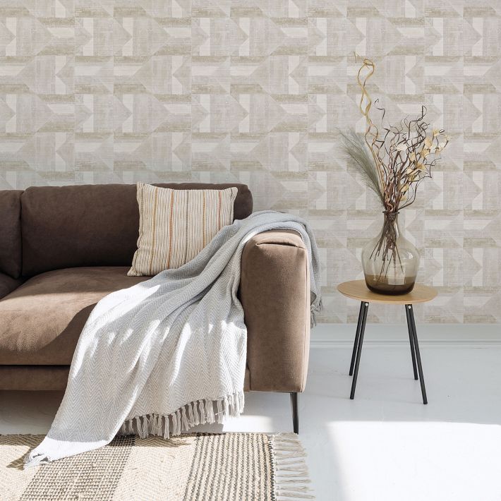 Quilted Patchwork Peel & Stick Wallpaper | West Elm