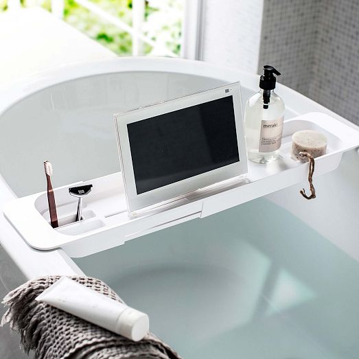 Yamazaki Expandable Bathtub Caddy | West Elm