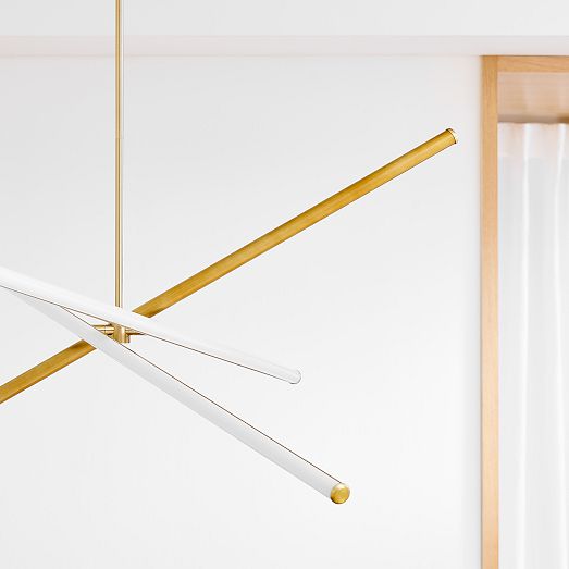 Light Rods LED Chandelier (38"–55") | West Elm