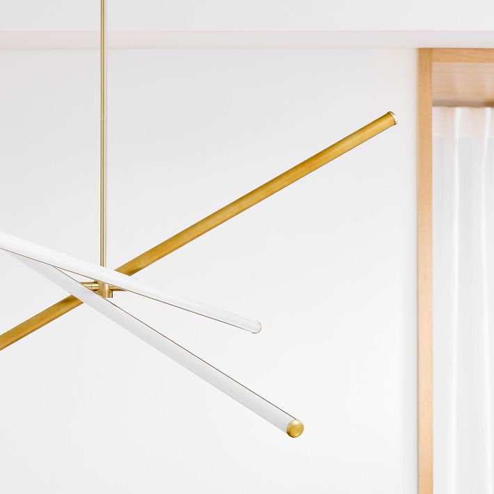 Light Rods LED Chandelier (38"–55") | West Elm