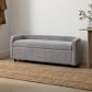 Bacall Curved Storage Bench | West Elm