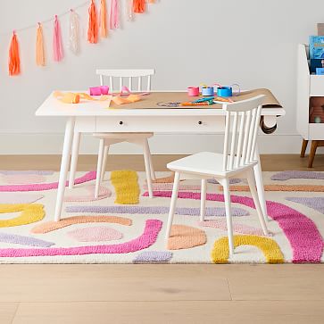 Modern Shapes Shag Rug | West Elm