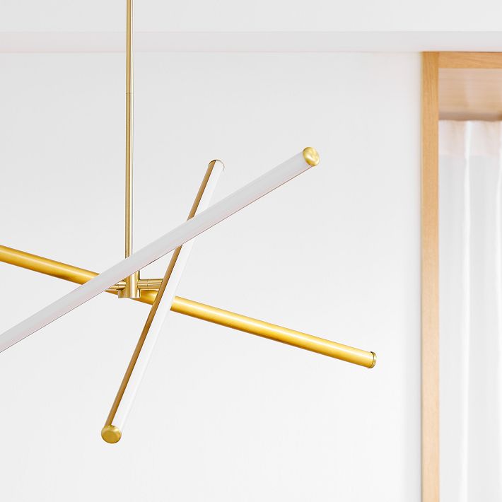 Light Rods LED Chandelier (38"–55") | West Elm