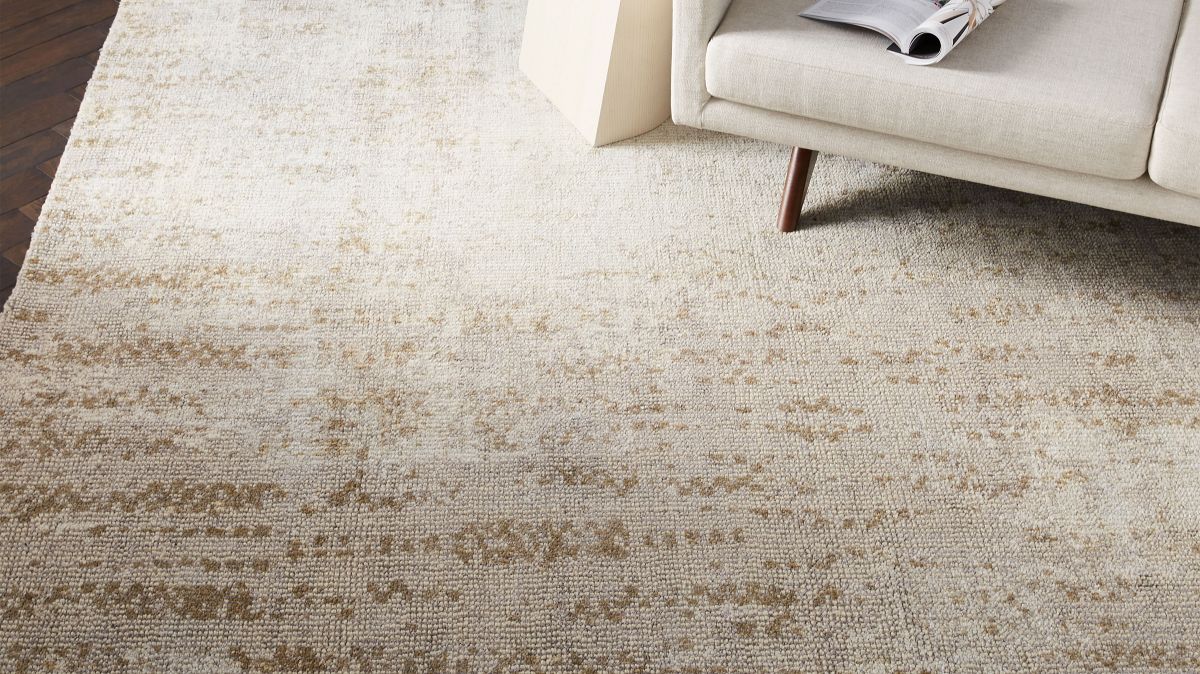Distressed Foliage Rug | West Elm