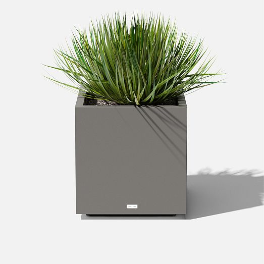 Veradek Block Series Indoor/Outdoor Plastic Planters | West Elm