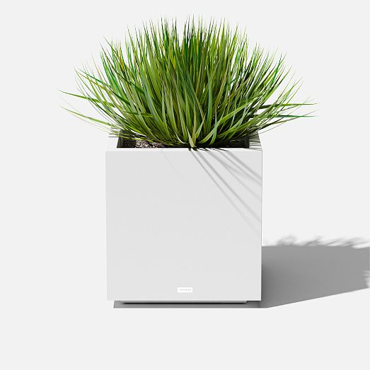 Veradek Block Series Indoor/Outdoor Plastic Planters | West Elm